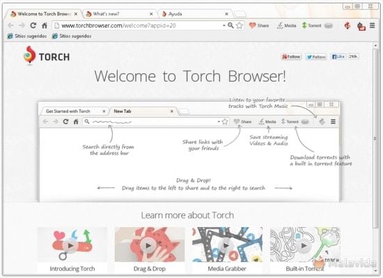 Torch: le navigateur qui télécharge tout