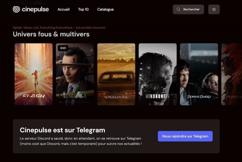 Cinepulse : Nouvelle adresse et mise en pause jusqu’en 2026
